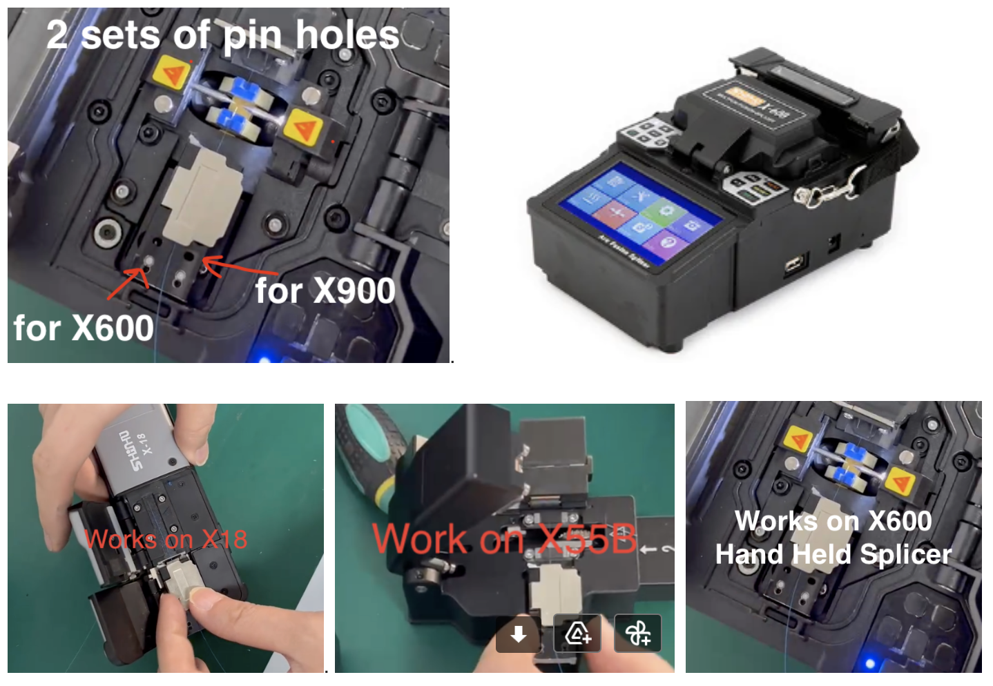 New Fiber Holder Available for SHINHO Handheld Splicer X600 - Shinho ...